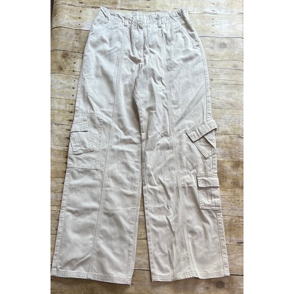 Glassons | Pants & Jumpsuits | Glassons Wide Leg Cargo Pants In Light ...